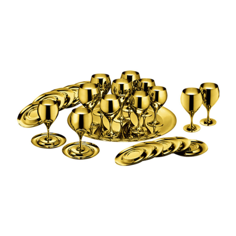 PRINCE SET GOLD PLATED